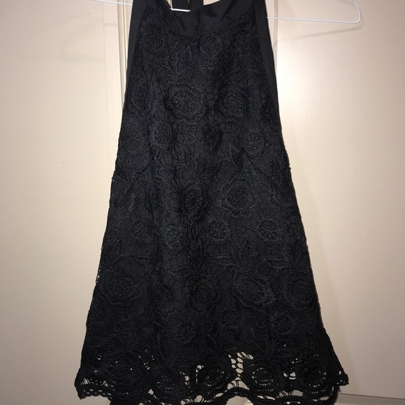 She and Sky | Tops | Nwt Cute Black Lace Backless Top With Bow | Poshmark